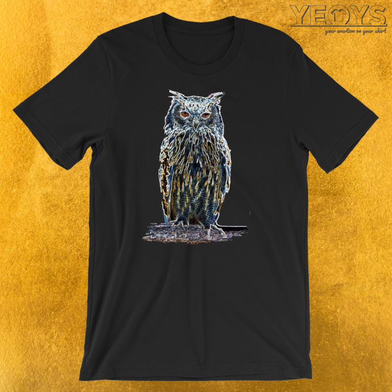 Colorful Owl T-Shirt | yeoys.com