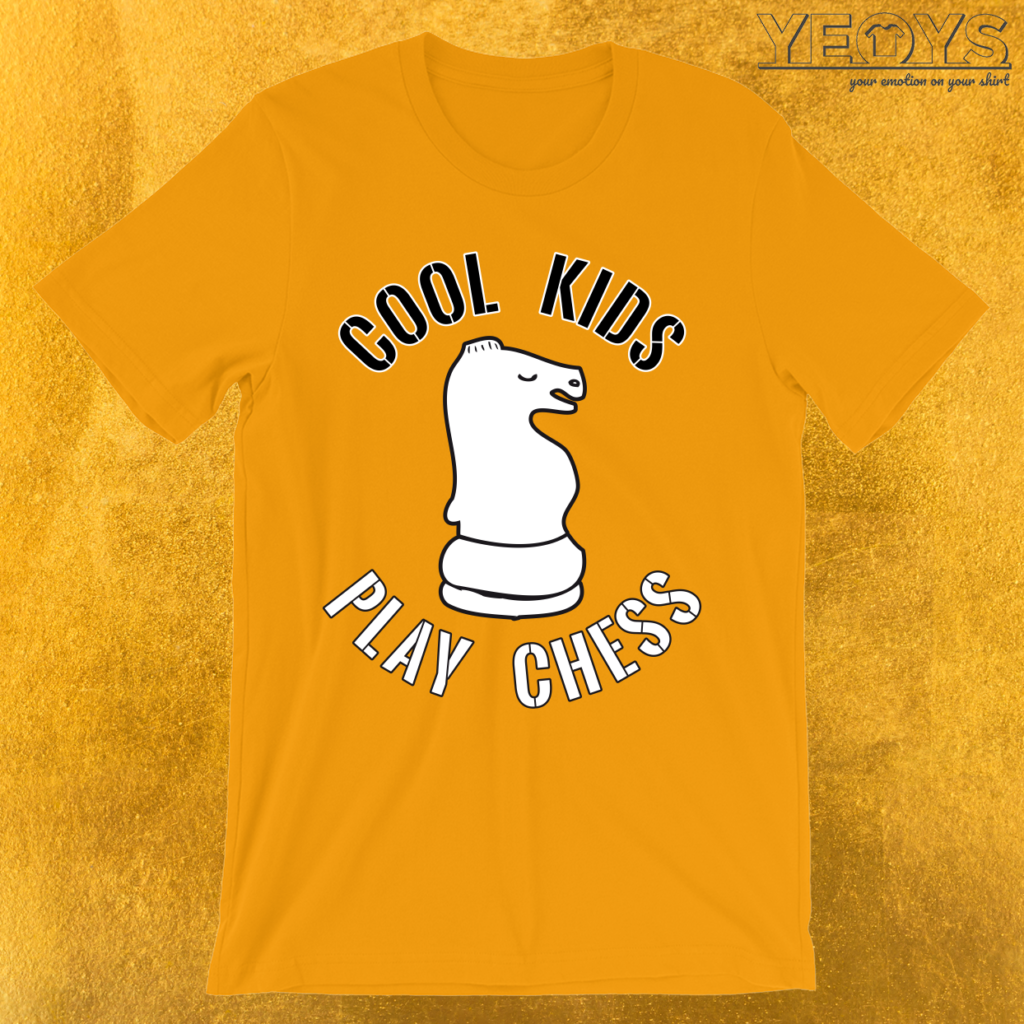 Cool Kids Play Chess Knight Piece T-Shirt | yeoys.com
