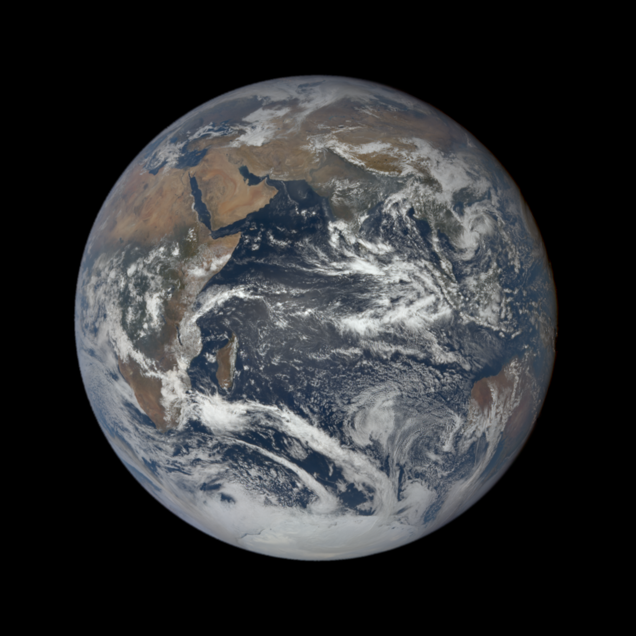 This image changed into taken by NASA’s EPIC camera onboard the NOAA ...